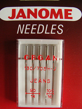 Janome Jeans Machine Needles – Oh Sew Good Fabrics