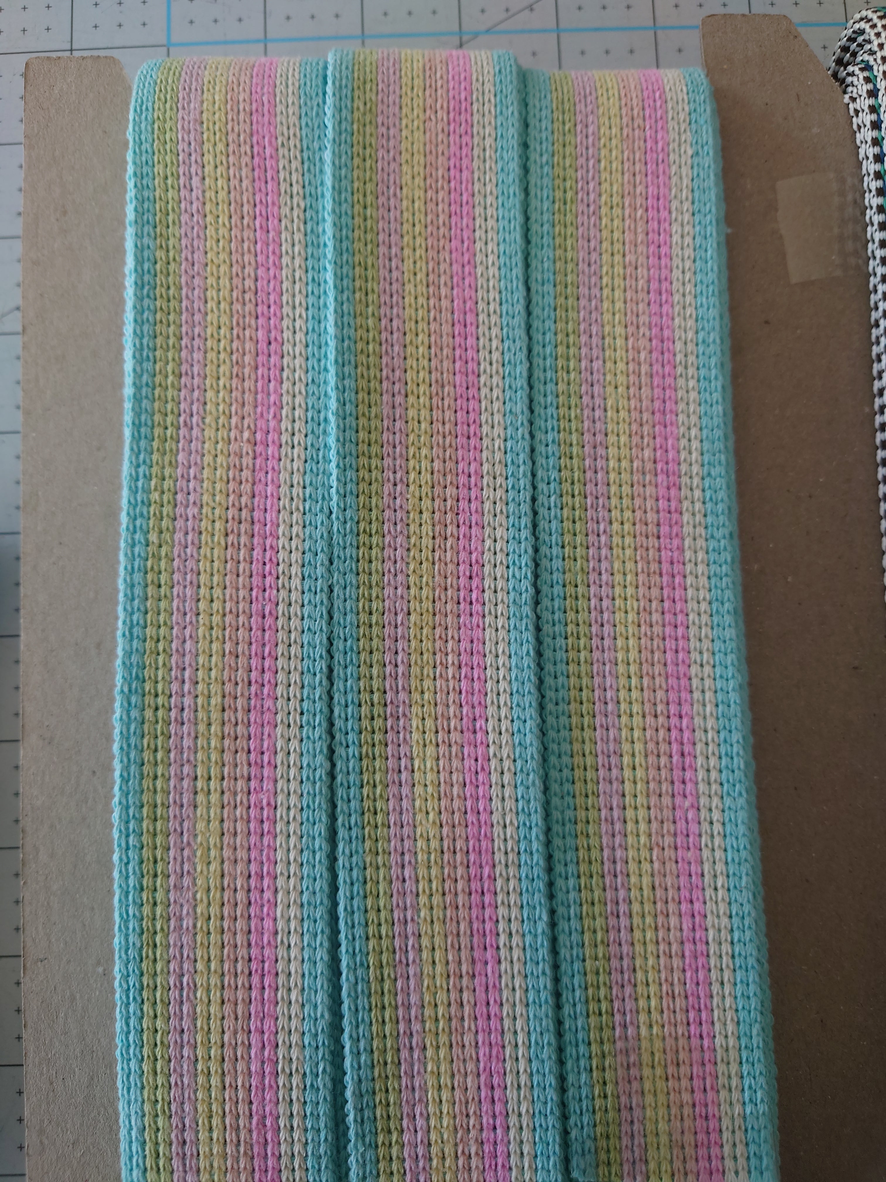 Pastel rainbow webbing 40mm wide – Oh Sew Good Fabrics