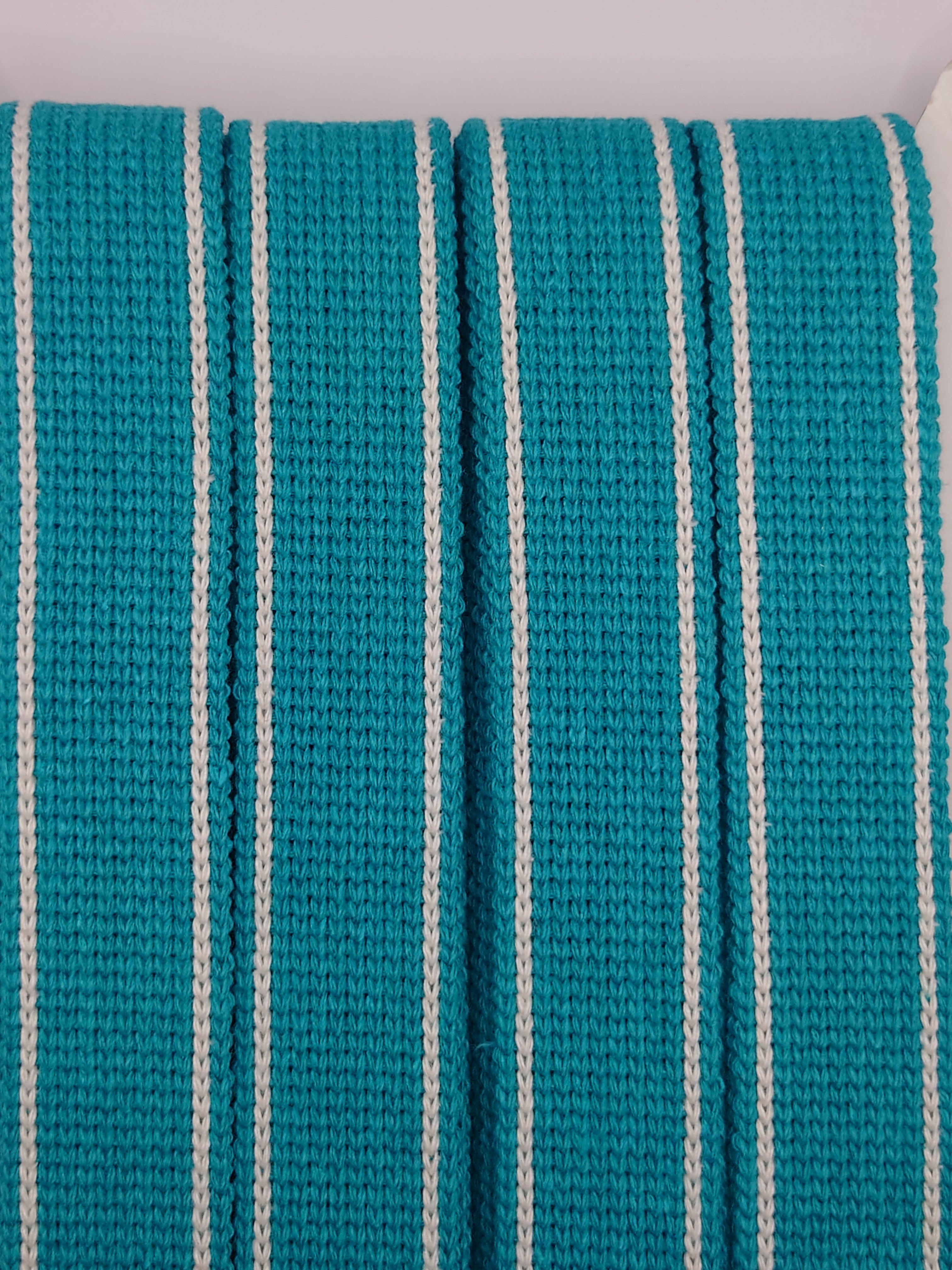 Teal Stripe Webbing 30mm – Oh Sew Good Fabrics