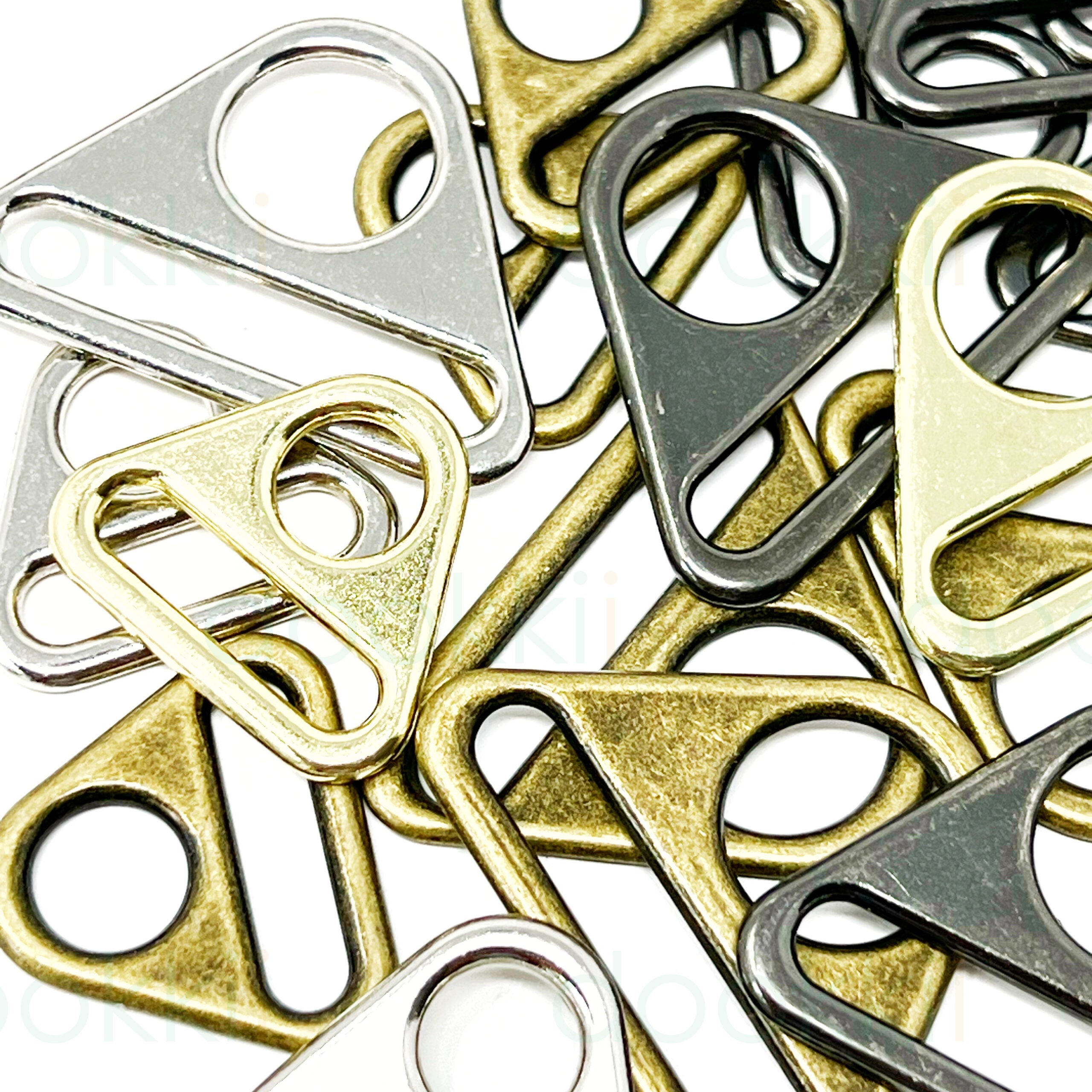 Bright Brass 25mm Triangle Connector x 2 – Oh Sew Good Fabrics