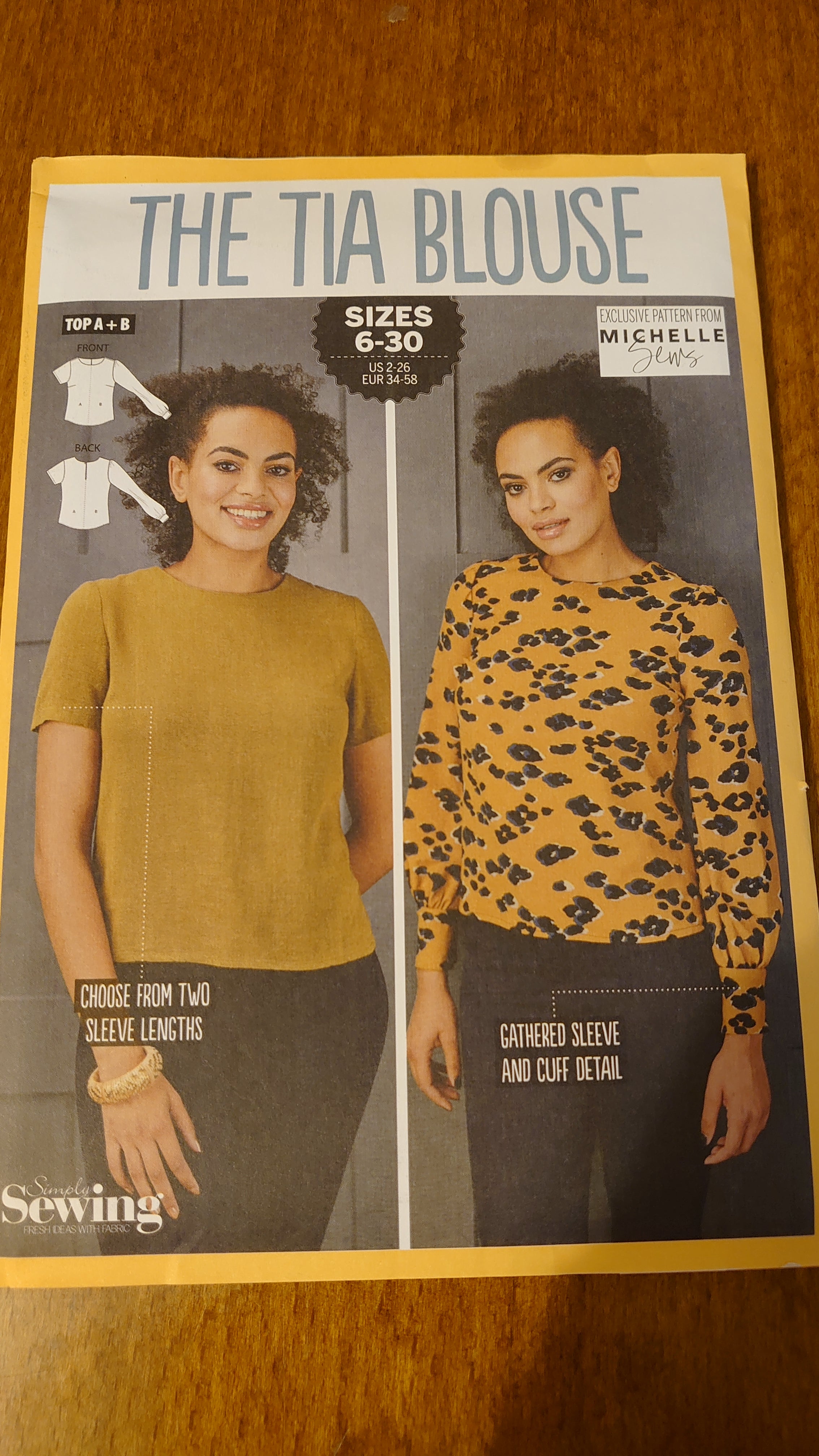 The Tia Blouse Sewing Pattern – Oh Sew Good Fabrics