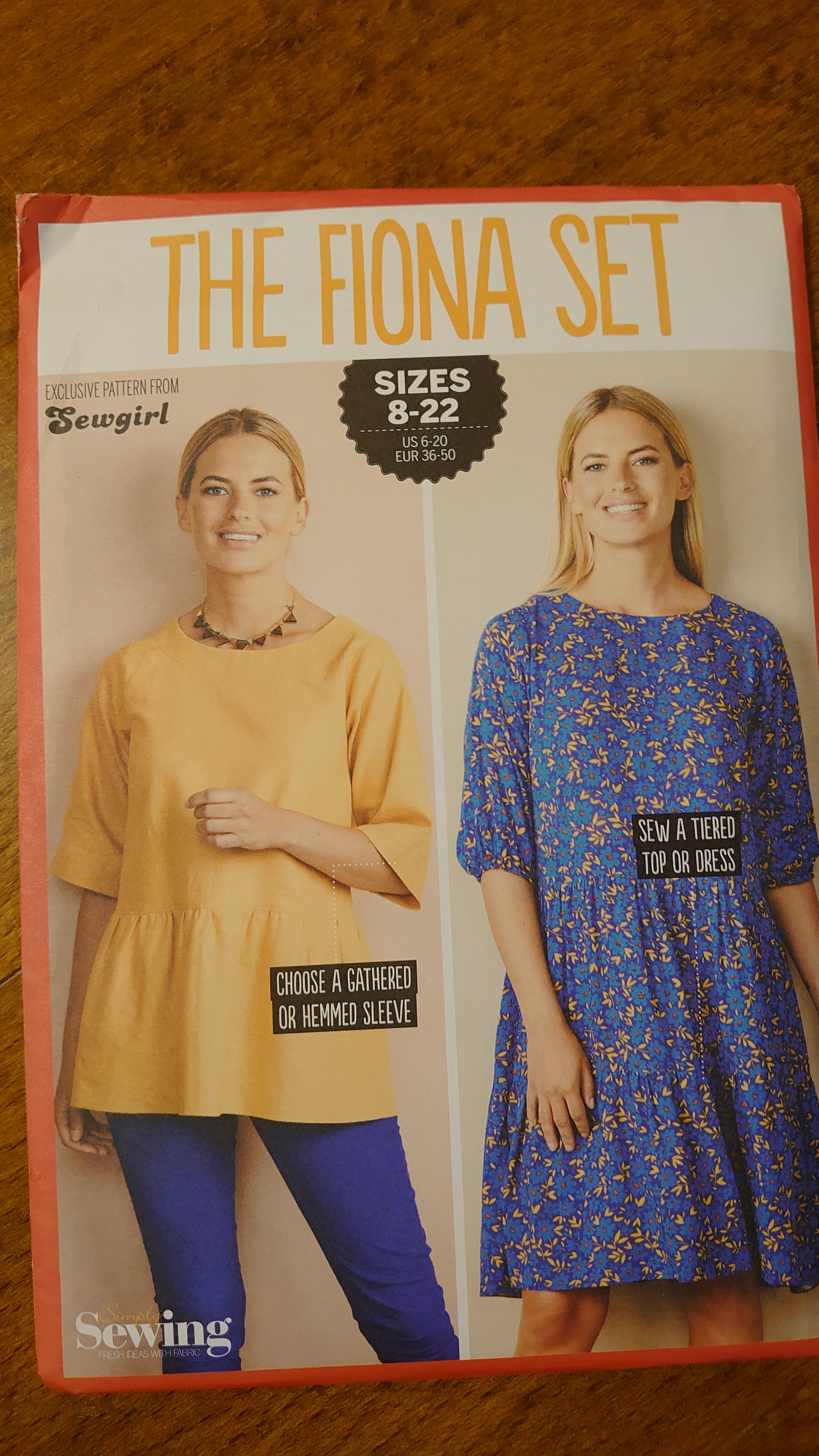 The Fiona Set sewing pattern – Oh Sew Good Fabrics